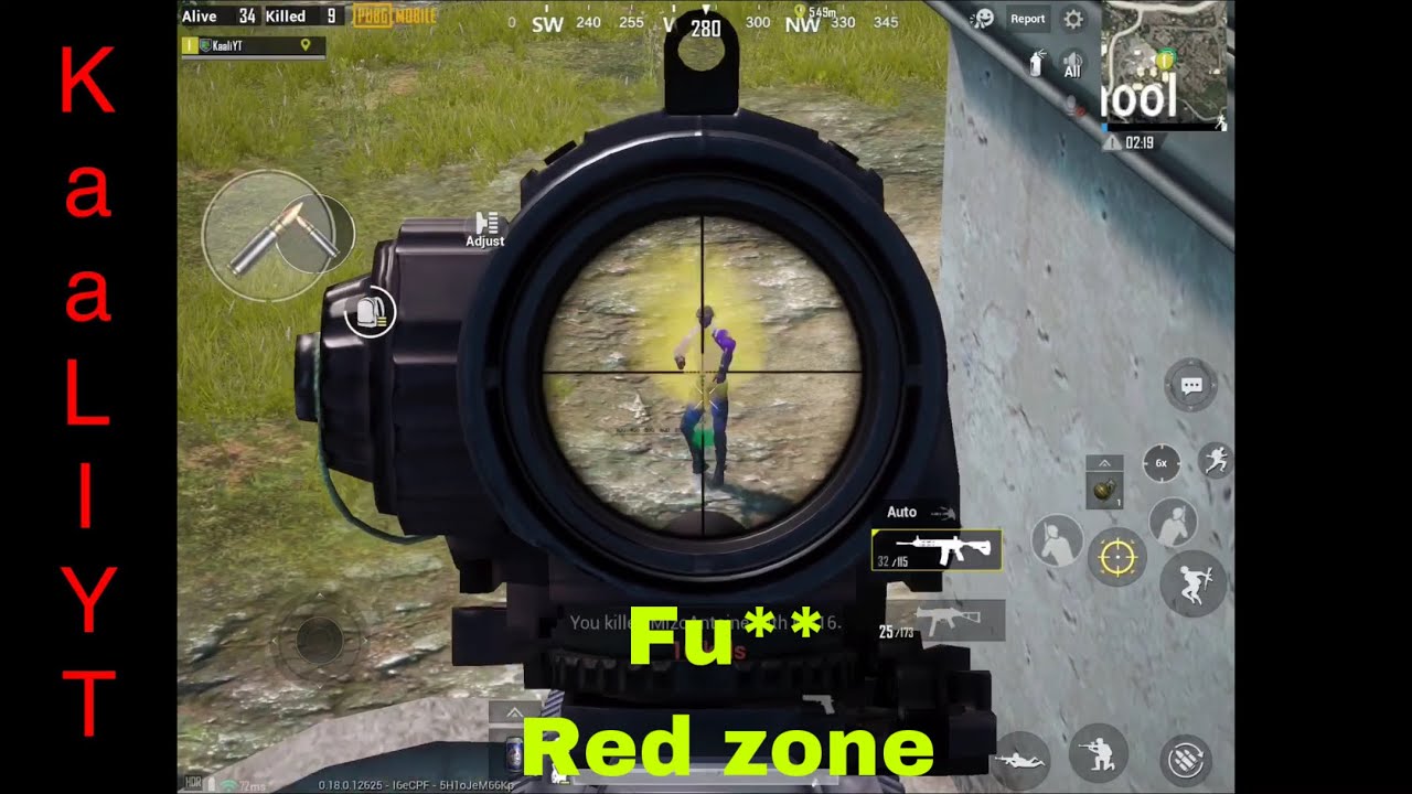 Red zone is biggest enemy 15+kills pubg mobile - YouTube