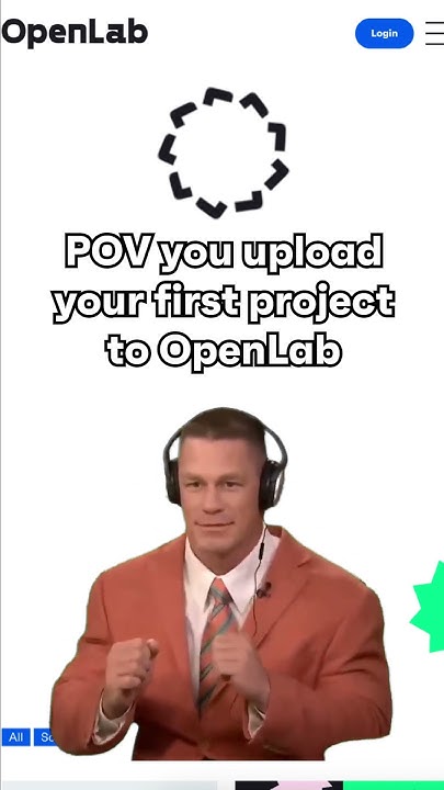You upload your first project to OpenLab - YouTube
