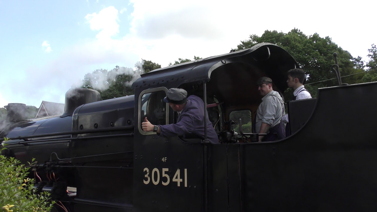 The footplate of 30541 someone has pulled the emergency cord in the ...