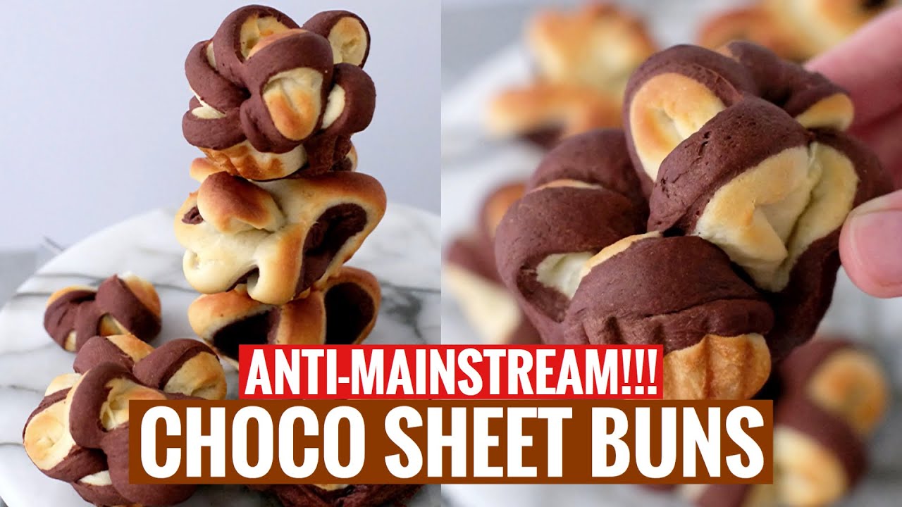 CHOCO SHEET BUNS (PRETTY SOFT) - RAHASIA ROTI CANTIK - YouTube
