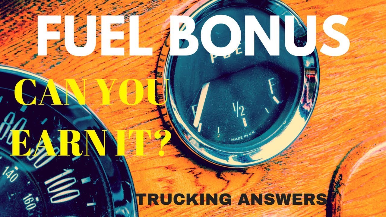 Fuel Bonus talk. - YouTube