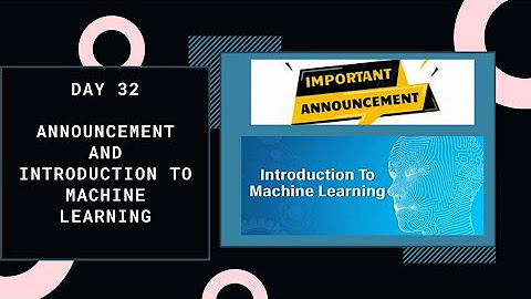 Machine Learning - YouTube