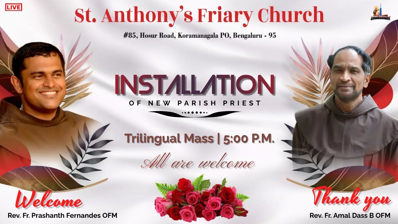 23th Apr 2023 | INSTALLATION OF NEW PARISH PRIEST | Trilingual Mass ...