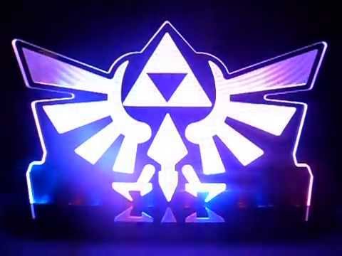 Zelda triforce Led Light Table Lamp - YouTube