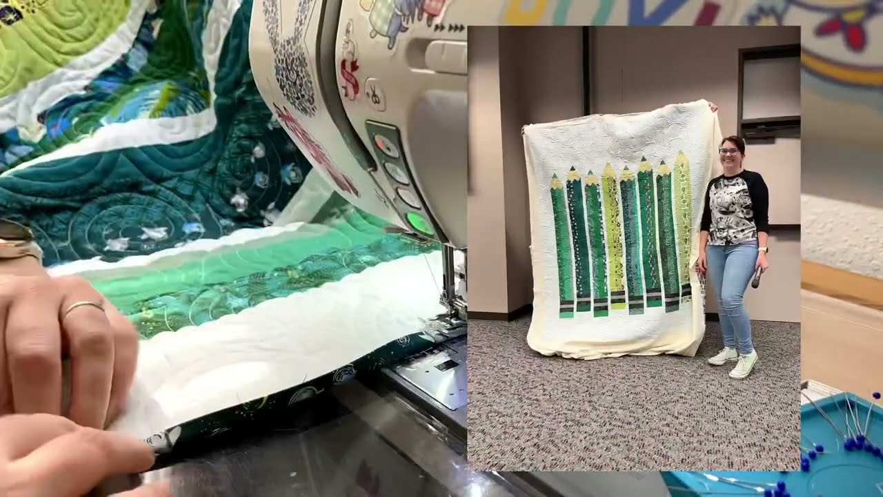 Making The Pencil Club President Quilt - YouTube