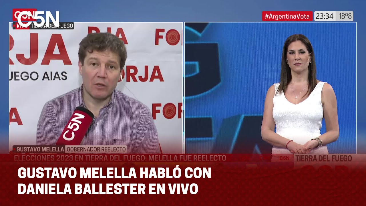 GUSTAVO MELELLA el GOBERNADOR REELECTO de TIERRA DEL FUEGO habló con DANIELA BALLESTER - YouTube