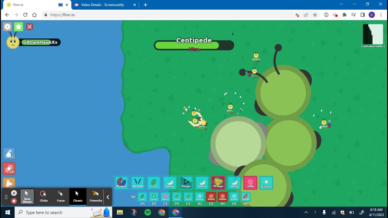 Ultra Centipede Florr io - YouTube