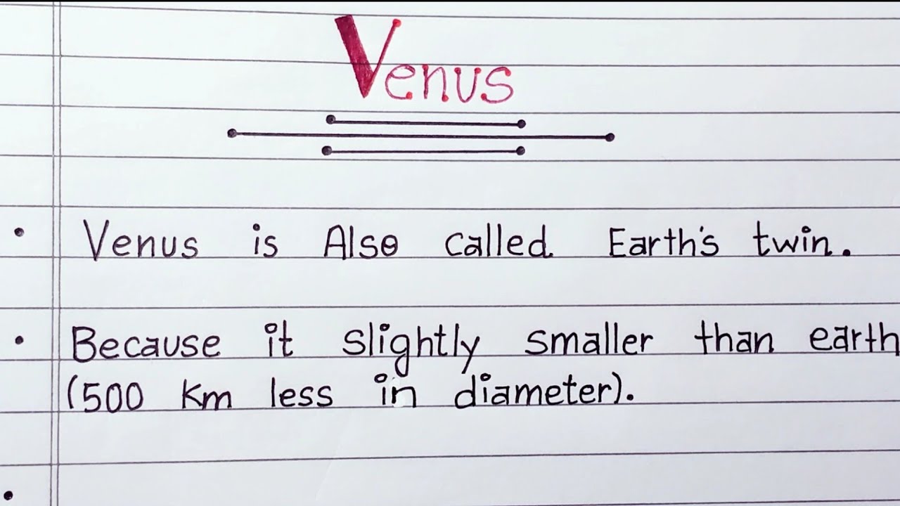 10 lines on Venus in English|Essay on Venus in English|Essay on venus ...