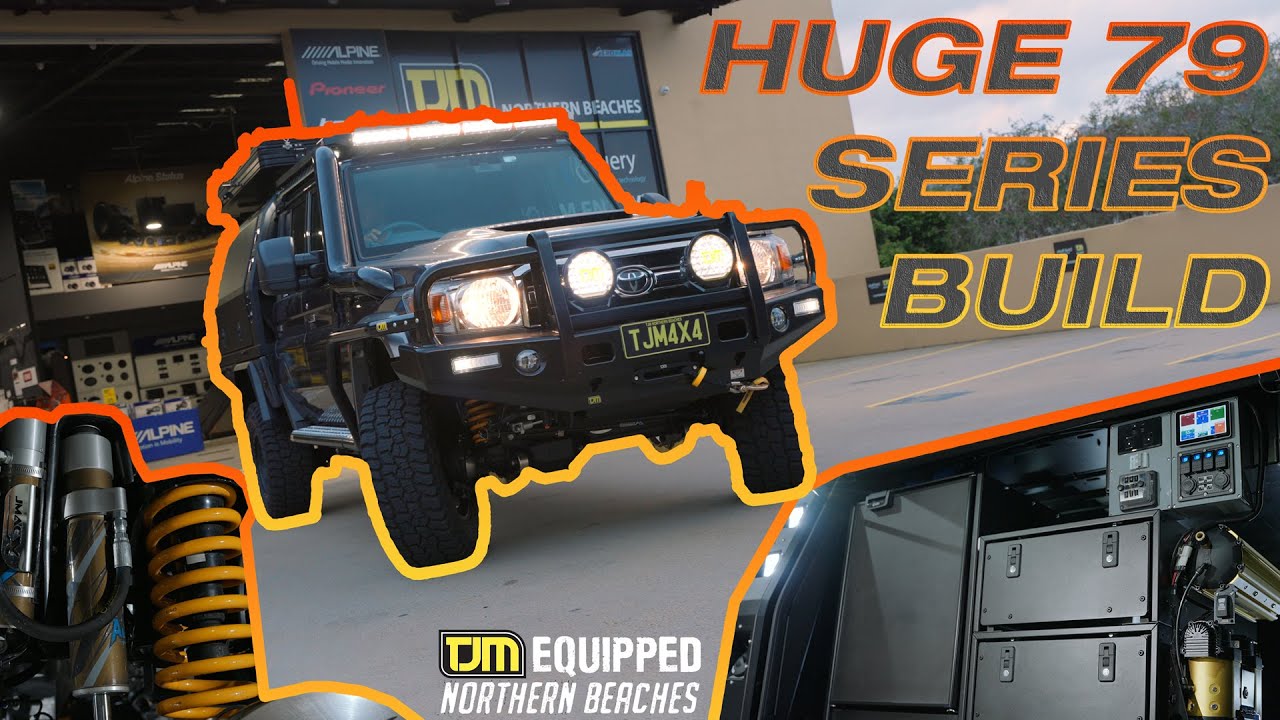 HUGE 79 SERIES LAND CRUISER BUILD - JMACX x THORBURNS x DARCHE - YouTube