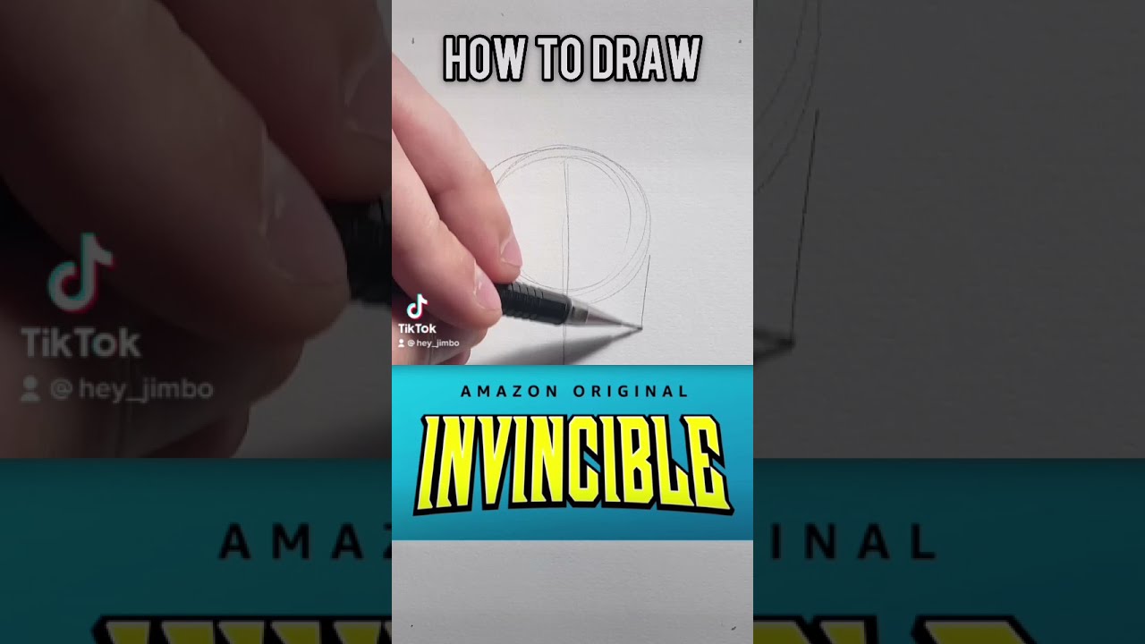 How to draw Invincible! - YouTube