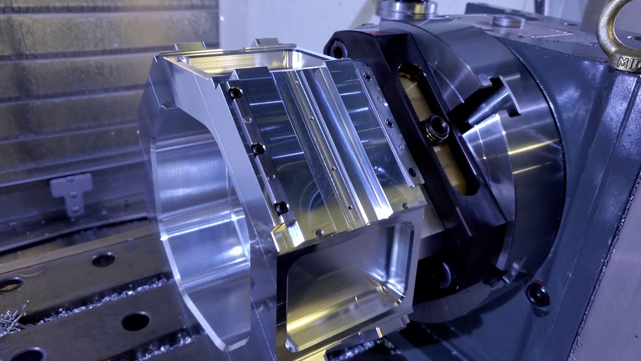 Haas VF4SS TRC210 4th Axis Fixture - YouTube