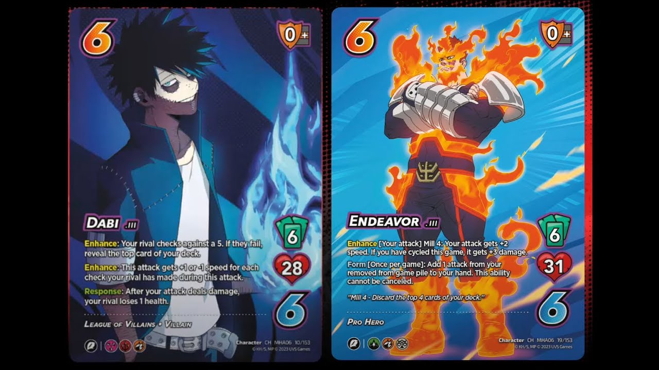 Jet Burn Card Reveals - Snap Reactions! Dabi 3 & Endeavor 3 - YouTube
