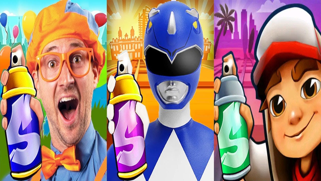 Subway Surfers Aloha Hawaii Valentina Fan Special vs Blippi vs Blue ...