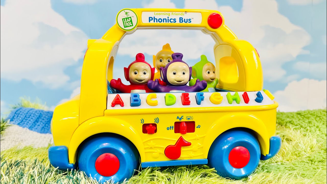 LEARNING ABC’S Alphabet Leap Frog Bus TELETUBBIES Toys PHONICS Musical ...