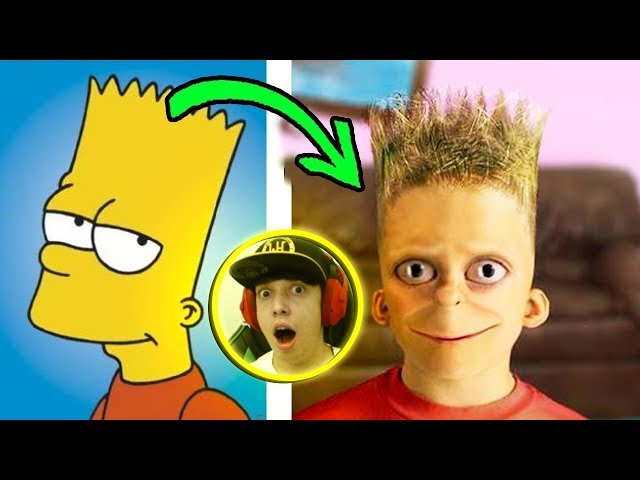 Personagens De Desenhos Animados Da Vida Real