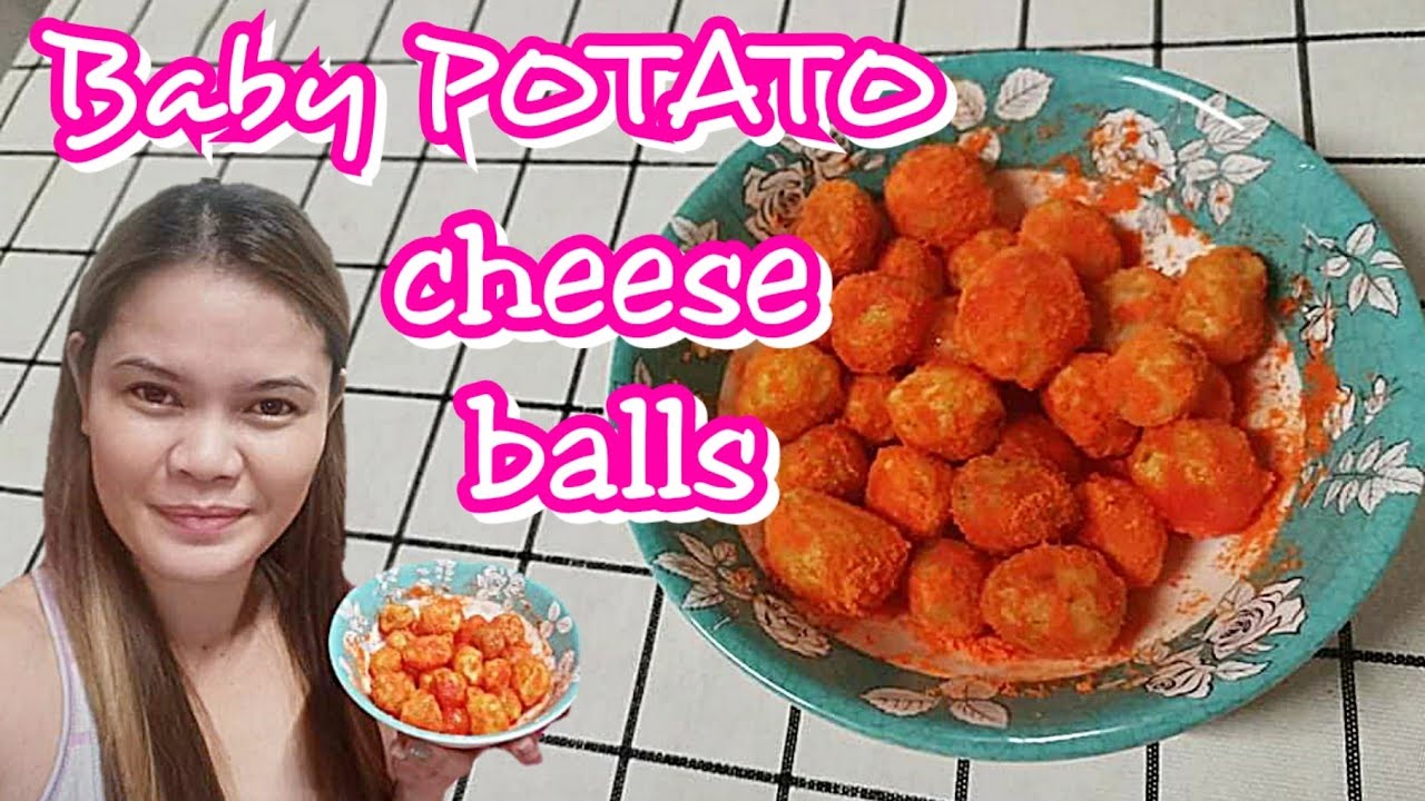 Baby Potato Cheese balls | Super Easy & QUICK merienda idea | ️ IVY ...