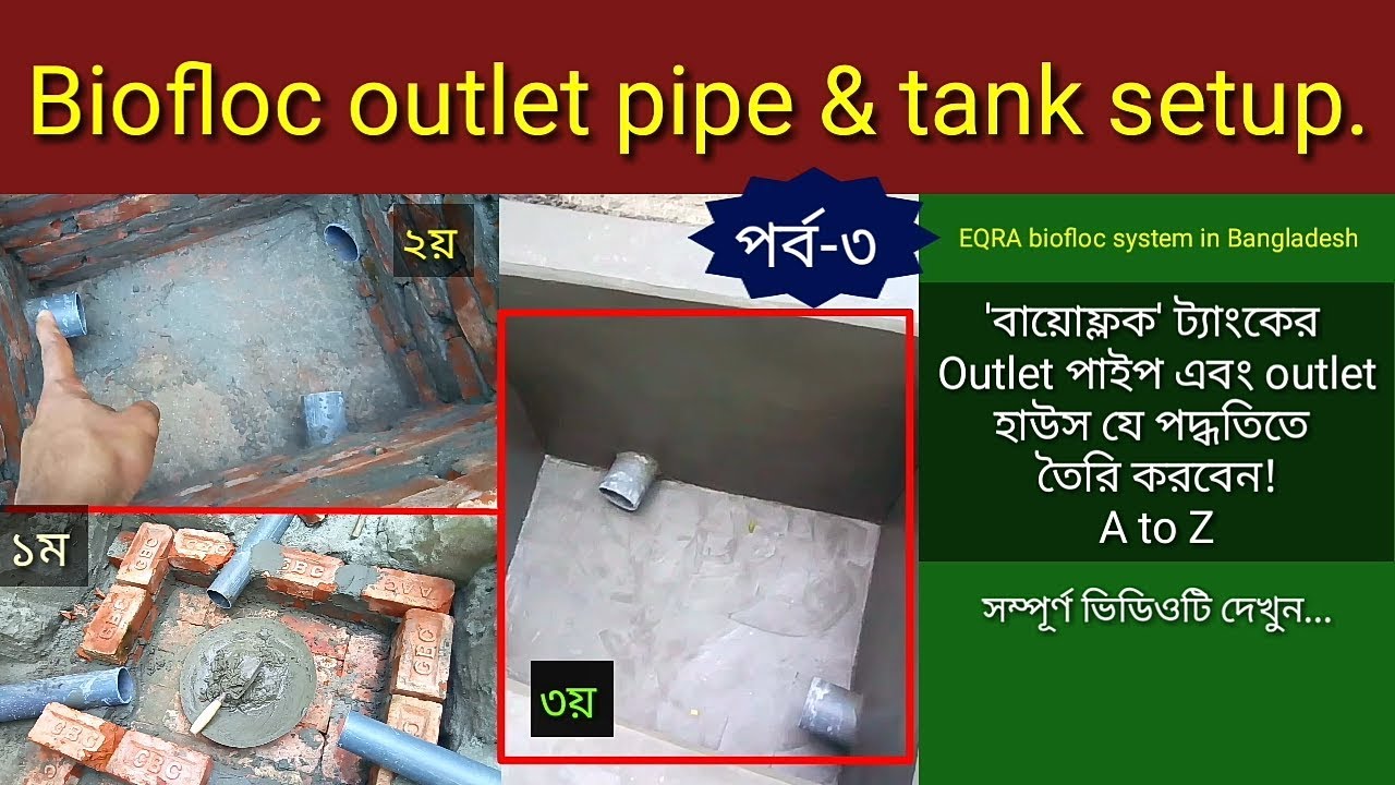 Biofloc technology fish farming in Bangladesh ll Biofloc tank setup ...