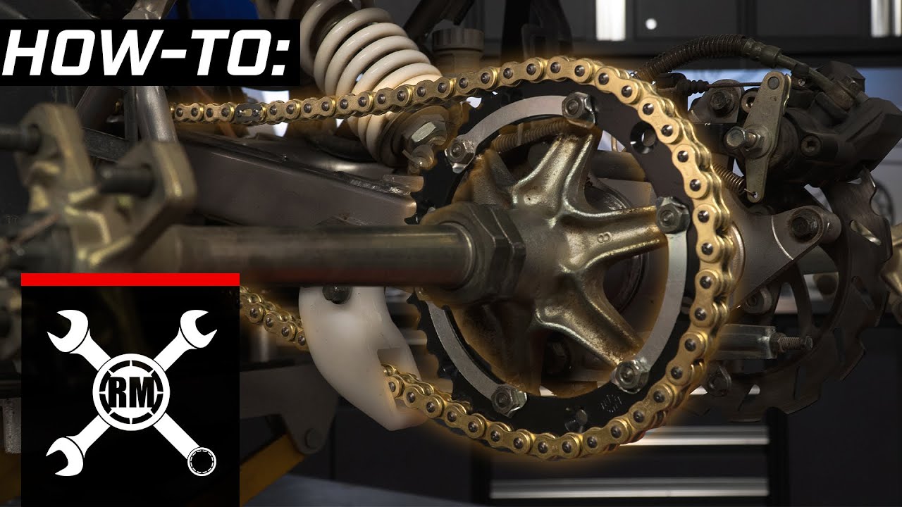 How To Replace the Chain & Sprockets on a Sport ATV - YouTube