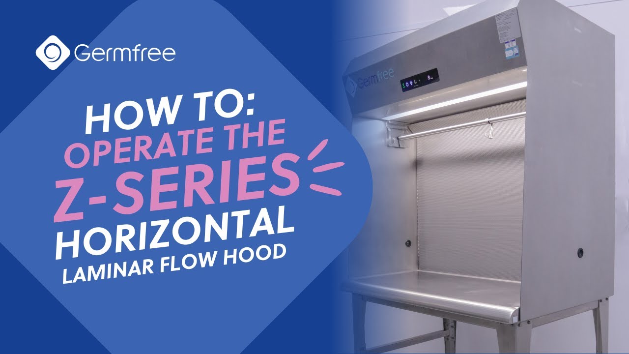 Germfree Z-Series Laminar Flow Hood Operating Video - YouTube
