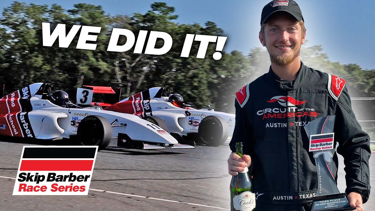 My First Formula Car PODIUM!! - Skip Barber Race Series NJMP - YouTube