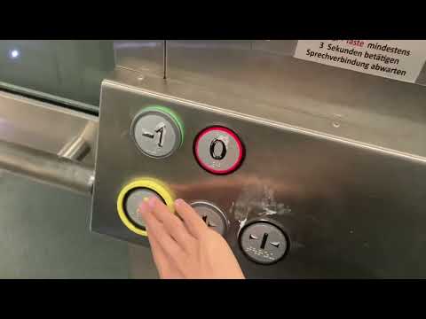 2017 Schindler Aufzug in S-Bahnhof Dombühl in Dombühl