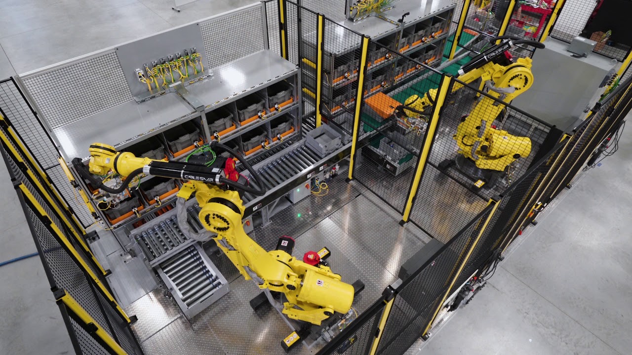 RFSS Robotic Sortation System | JR Automation | RFSS Series - YouTube