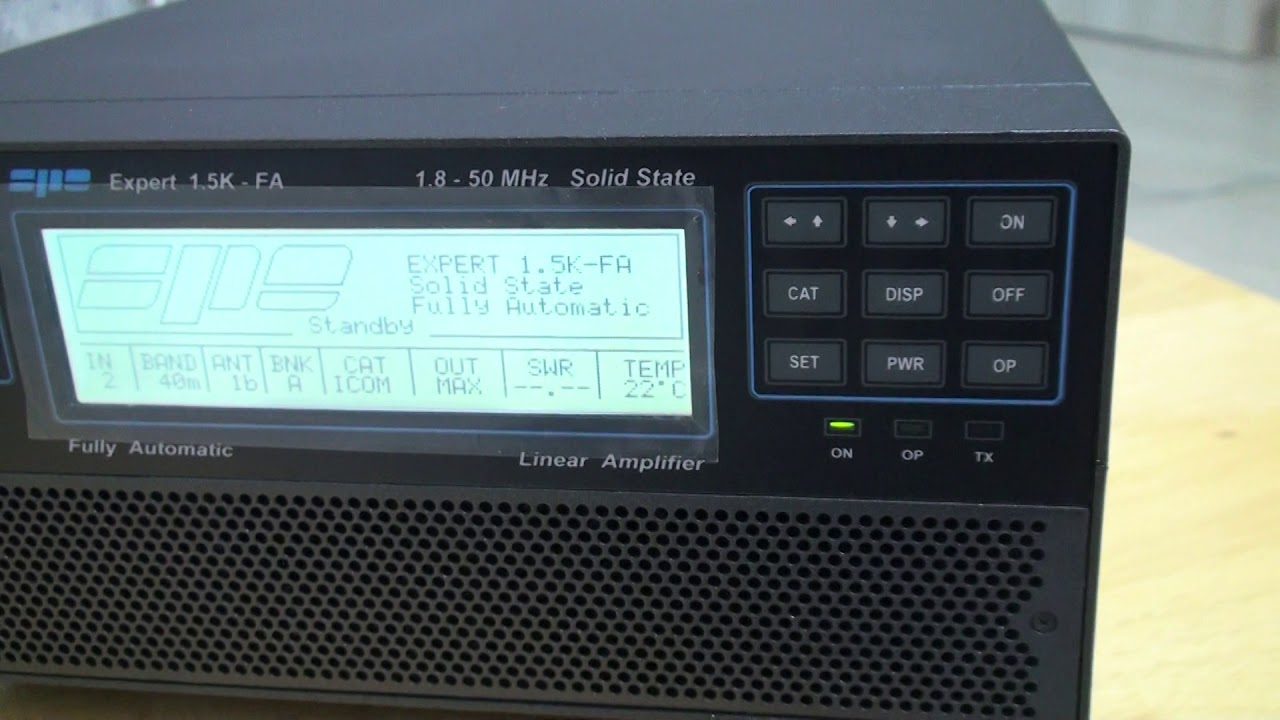 ham amplifier spe exoert1.5k-fa - YouTube