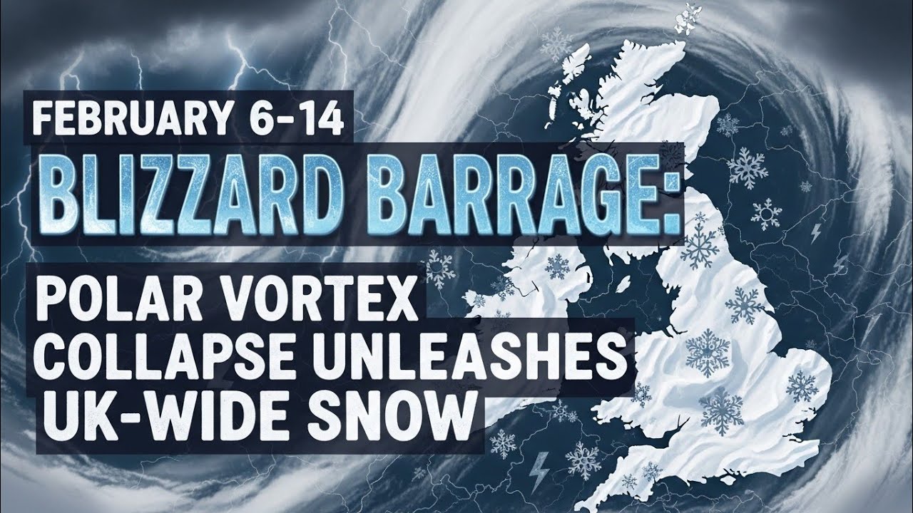 February 6–14 Blizzard Barrage: Polar Vortex Collapse Unleashes UK-Wide ...