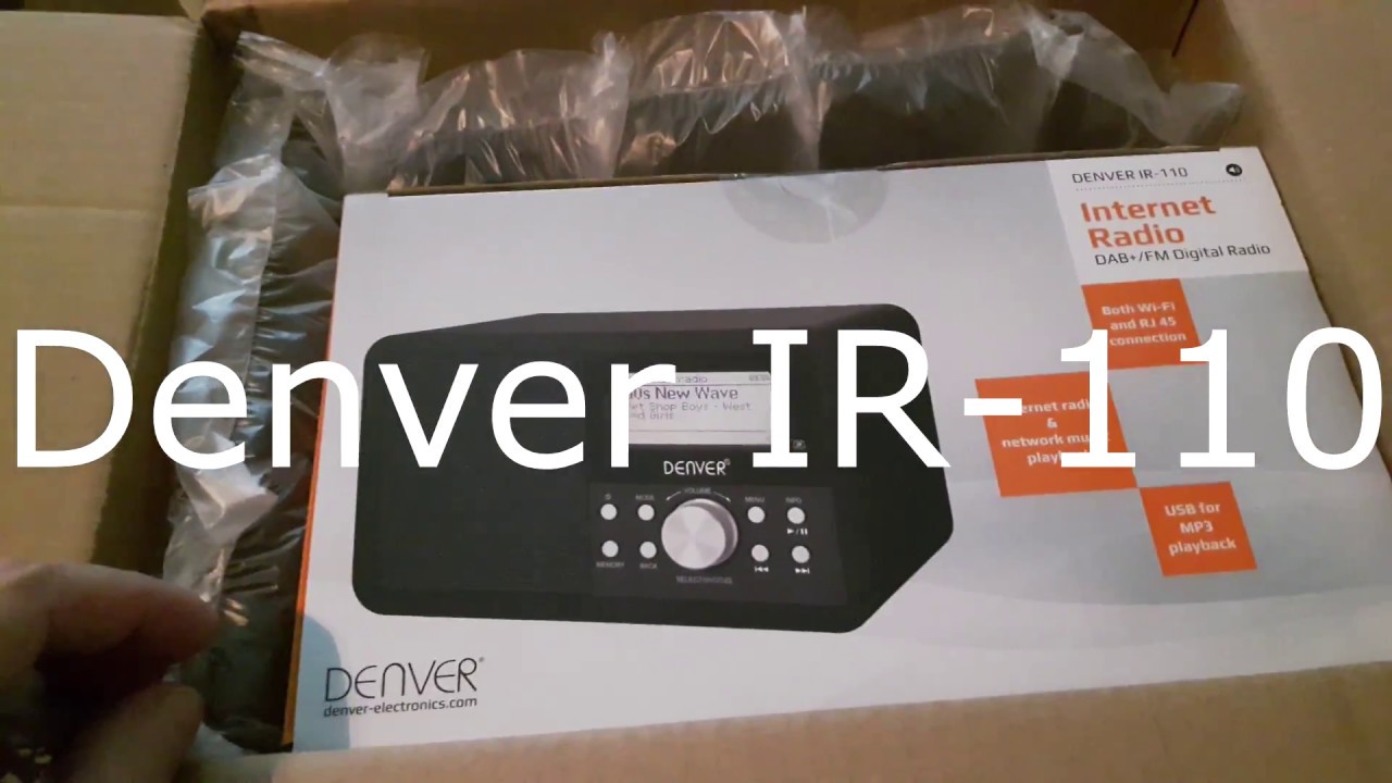 Denver IR 110 unboxs poks - YouTube