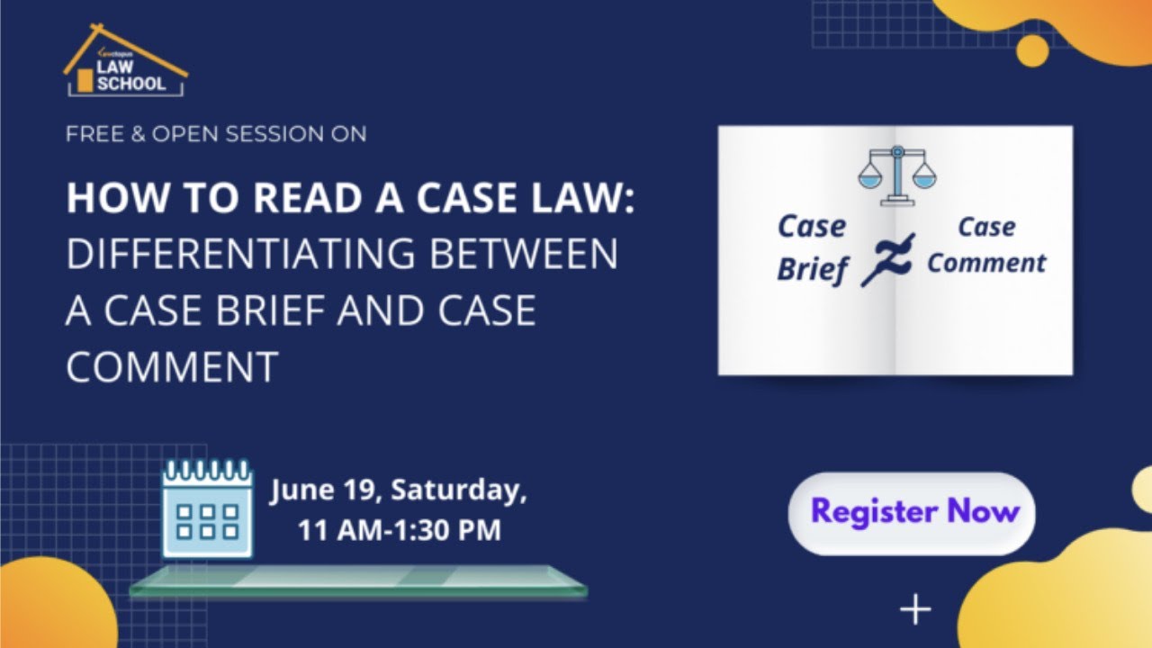 How to Read a Judgment? | Lawctopus Law School - YouTube