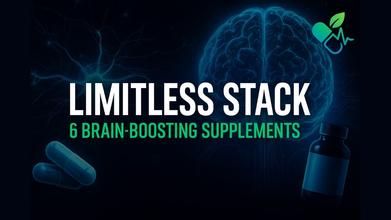 The Ultimate LIMITLESS STACK: 6 Supplements To Turn Your Brain ON! - YouTube
