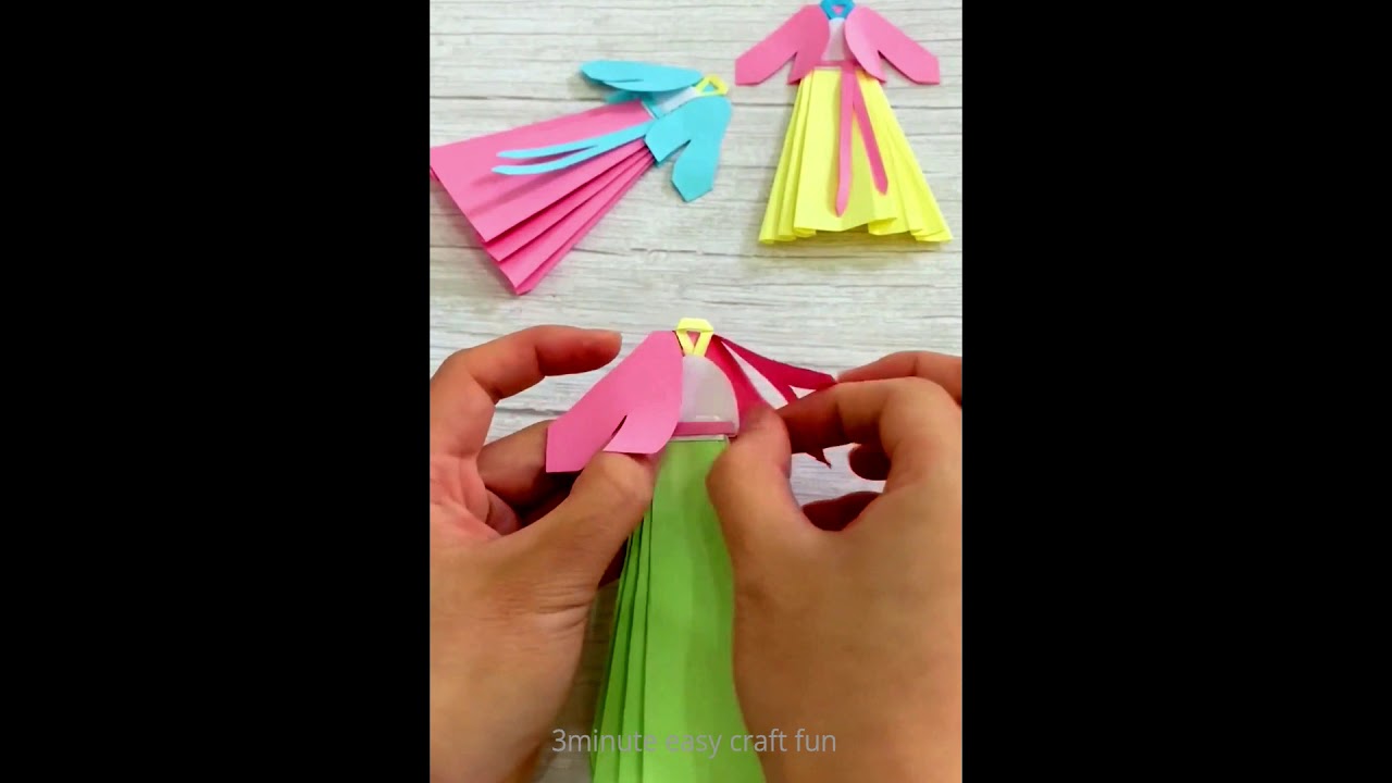 easy paper art fun - YouTube