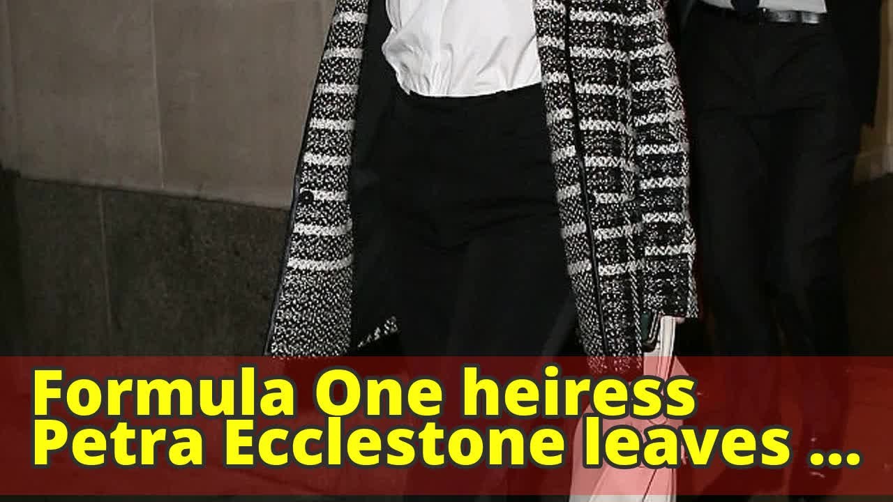 Formula One heiress Petra Ecclestone leaves the High Court after latest ...