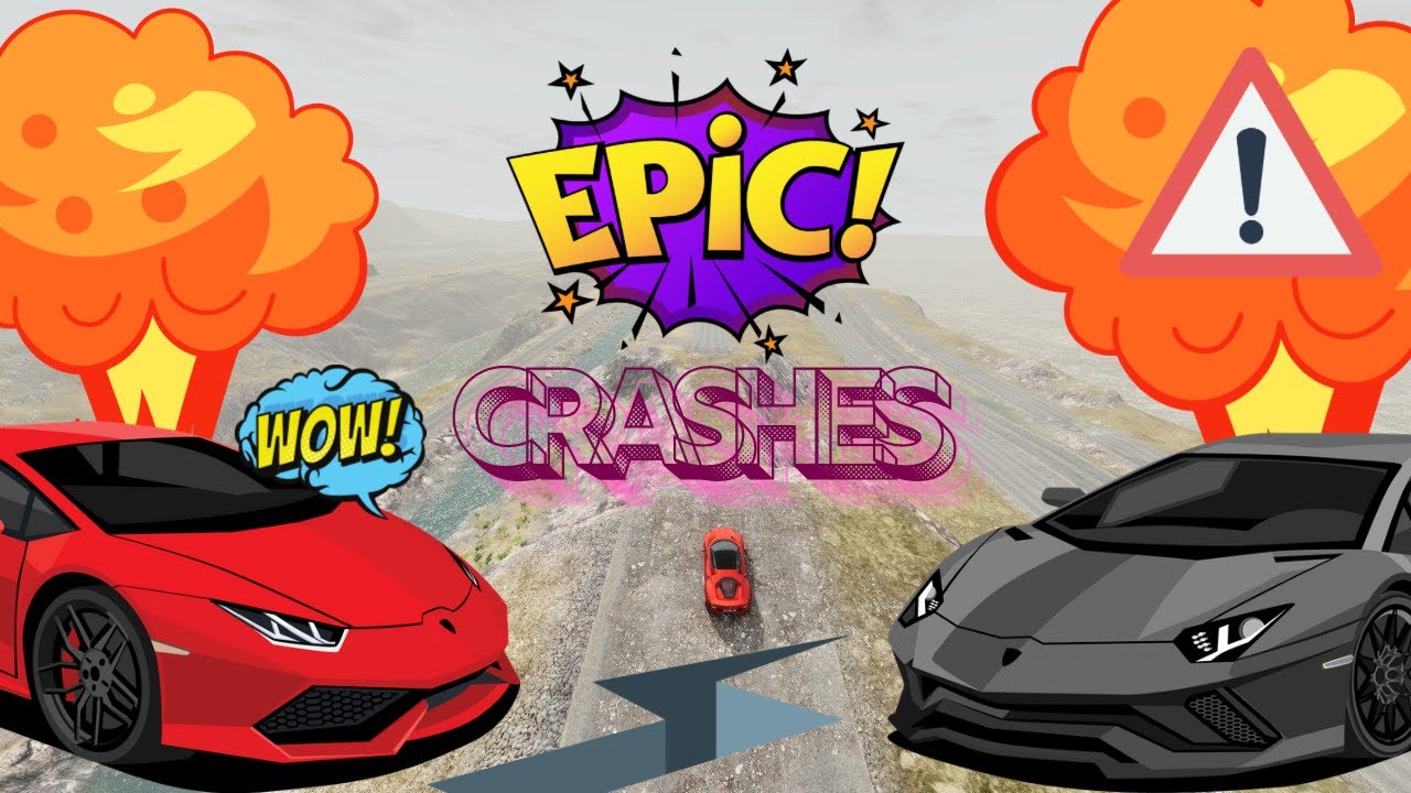 Epic Car Crashes! Cars Fall Off a Cliff and SMASH to Pieces! - YouTube