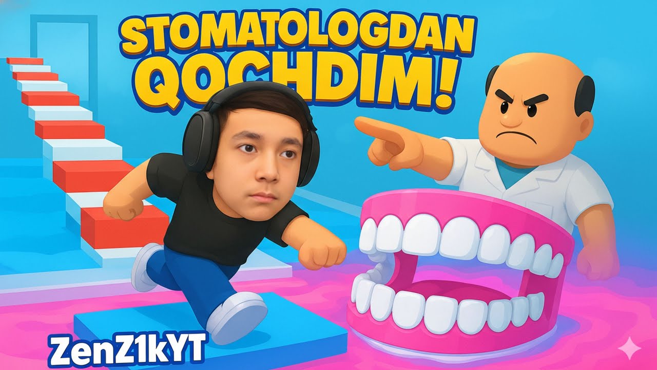 Yovuz STOMATOLOG dan Qochdim! | Roblox | Parkour Challenge | uzbekcha ...