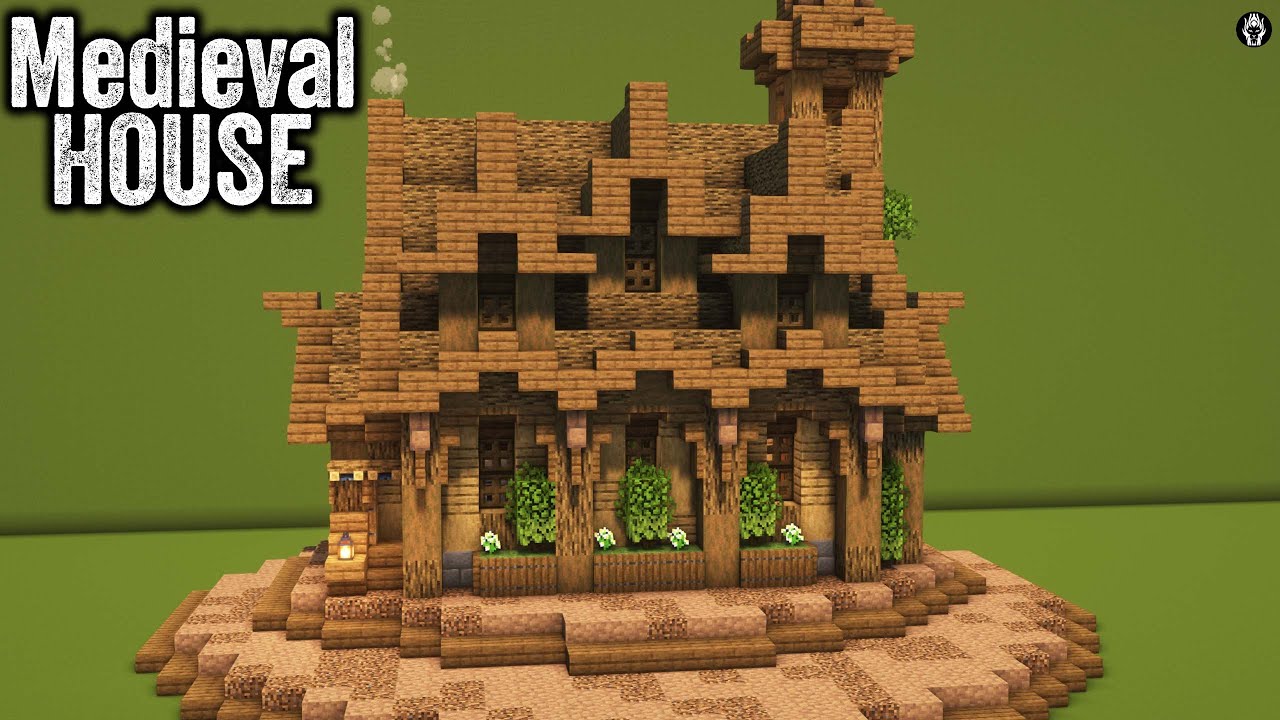 Minecraft: Small Medieval House Tutorial - YouTube