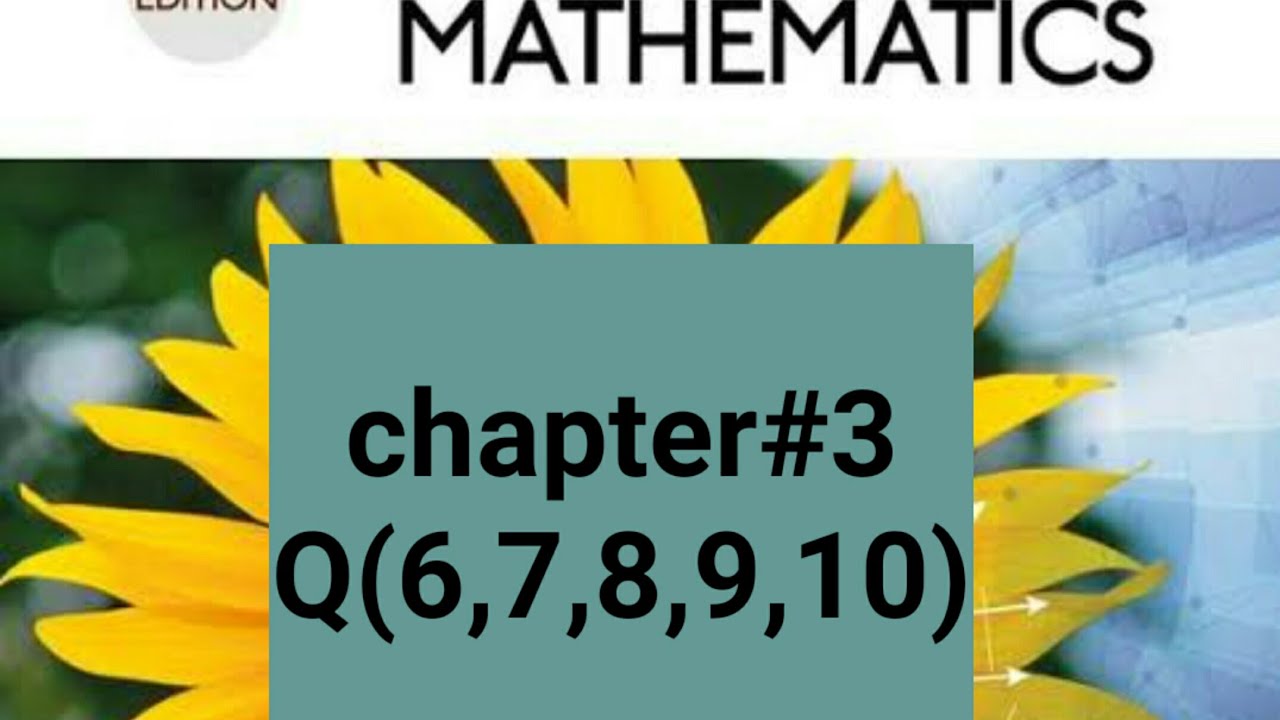 Q(6,7,8,9,10) || Basic Algebra & Algebraic Manipulation ||NSM1 ...