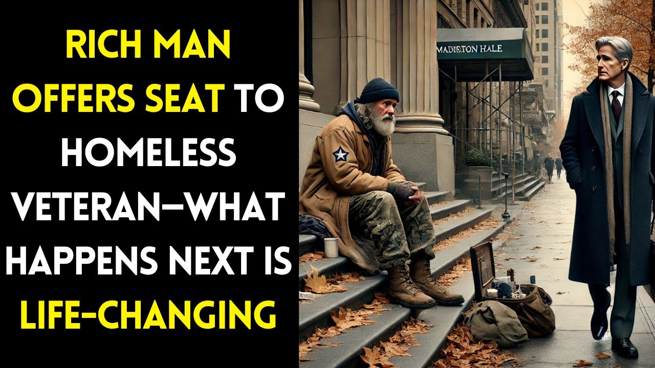 Rich Man Offers Seat to Homeless Veteran—What Happens Next Is Life ...