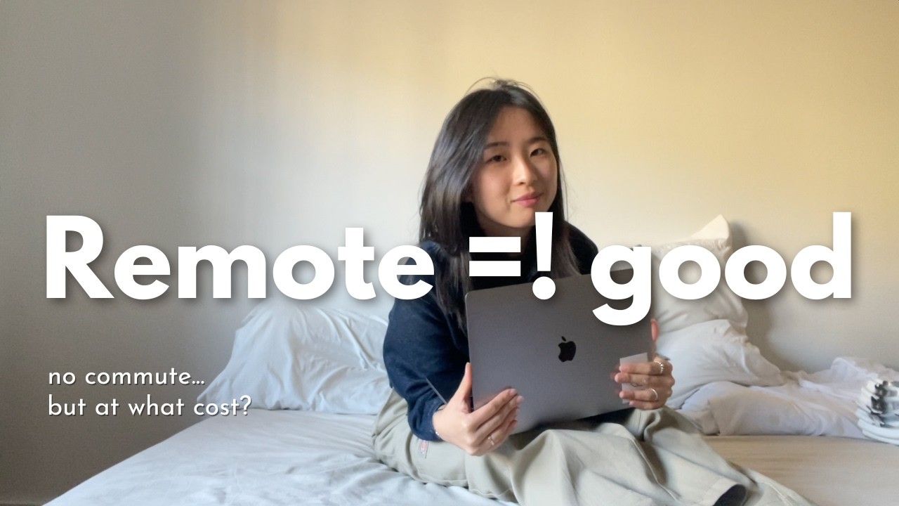 being remote isn’t as good as people think. Watch this before you burn ...