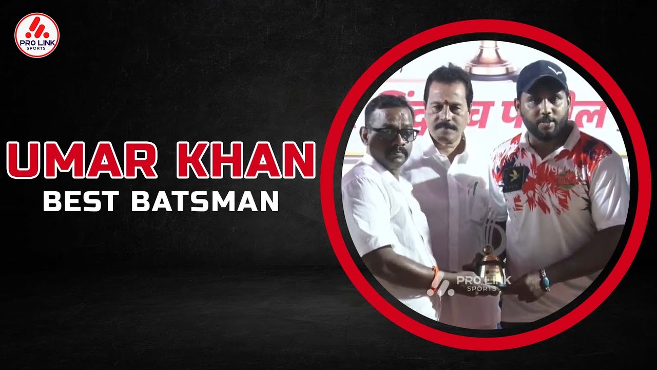 UMAR KHAN | BEST BATSMAN | YUVA CHASHAK | 2025 | D.N NAGAR - YouTube