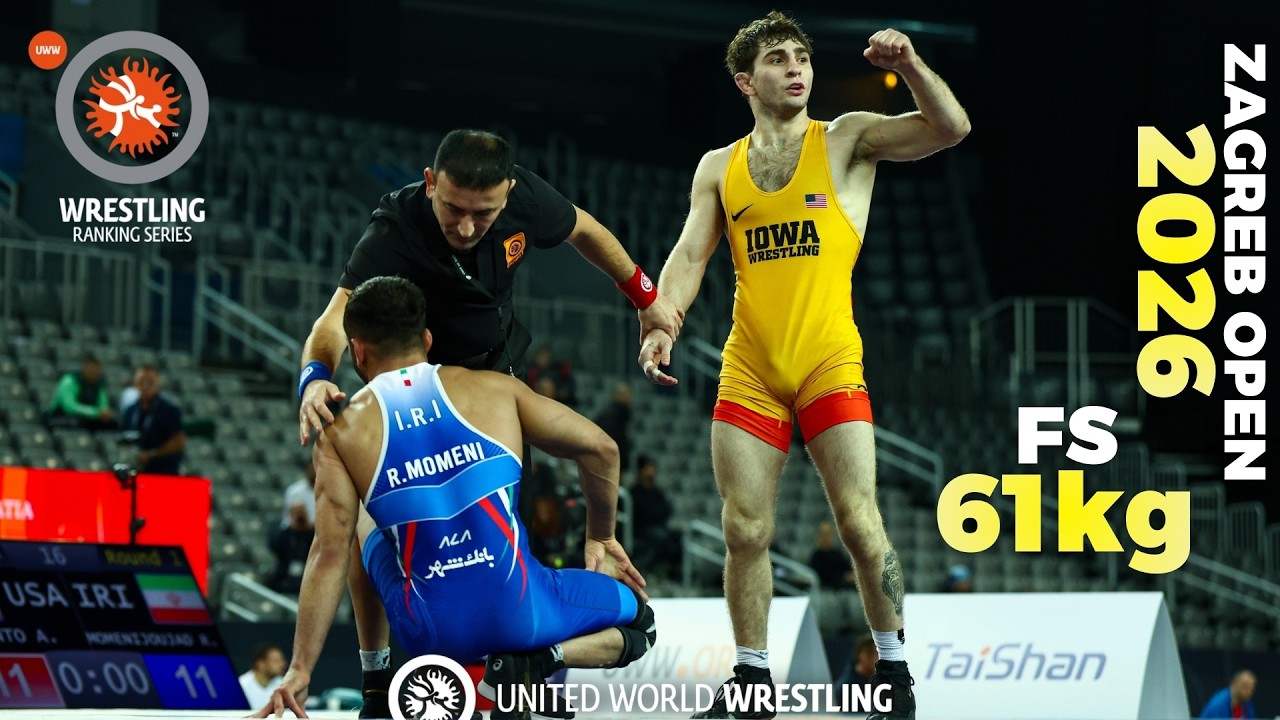 Austin James DESANTO (USA) vs Reza Hossein MOMENIJOUJADEH (IRI). Zagreb ...