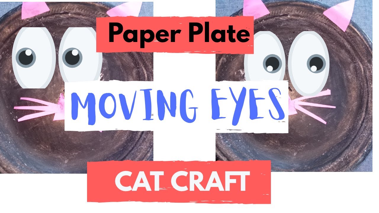 Awesome Moving Eye Paper Plate Halloween Cat Craft For Kids # ...