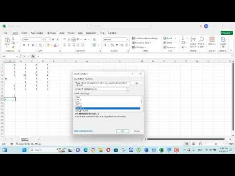 How to use Count and Count A - YouTube