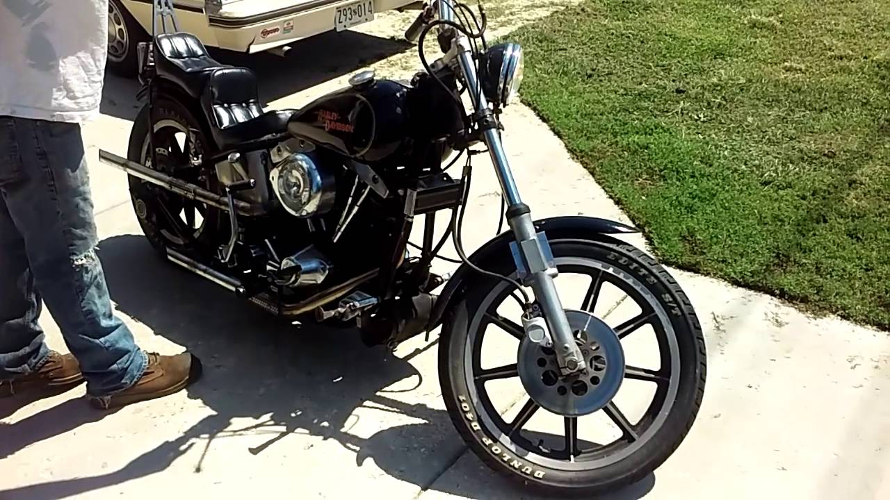 80 Harley FXS Low rider - YouTube
