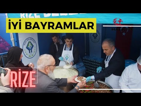Rize'de Ramazan Bayramlaşmasına Yoğun İlgi.  MUTLU BAYRAMLAR RİZE ✨