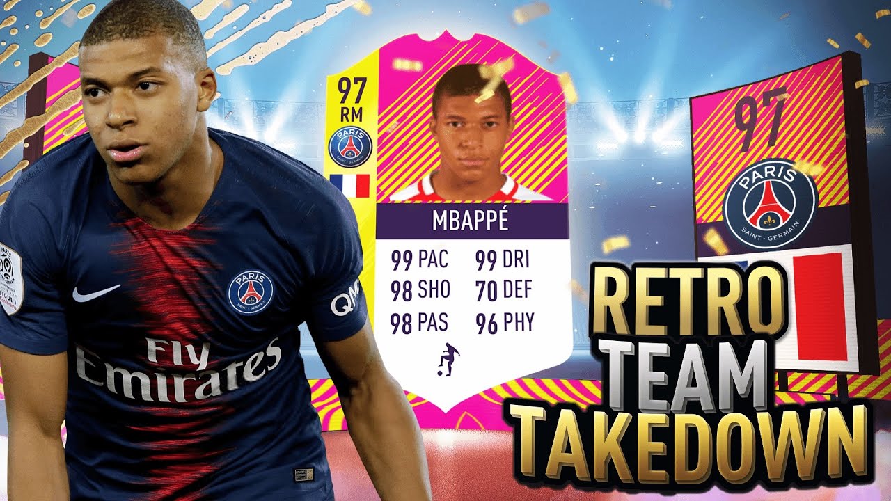 RETRO FIFA 18 MBAPPE TEAM TAKEDOWN VS @Chuffsters !!! - YouTube