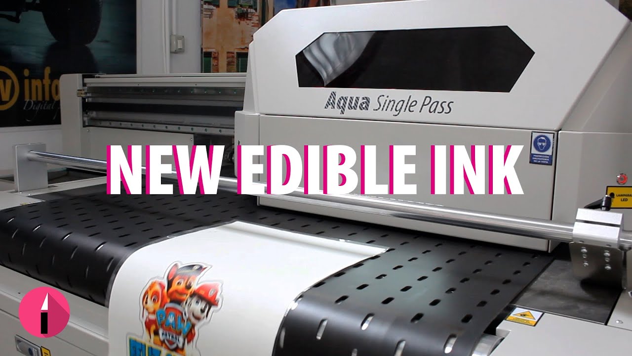 🎂 Printing of WAFERS with EDIBLE INK | Imprimo Digital - YouTube