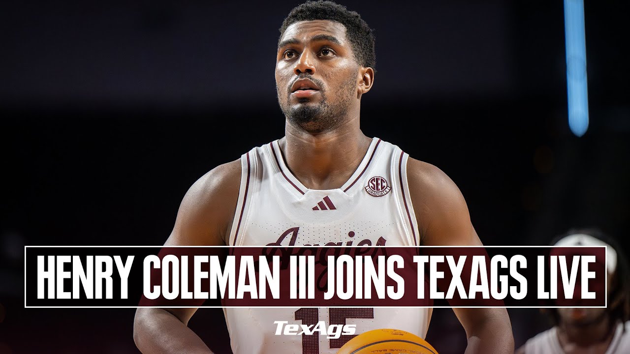Henry Coleman III looks back on four memorable years in Aggieland - YouTube