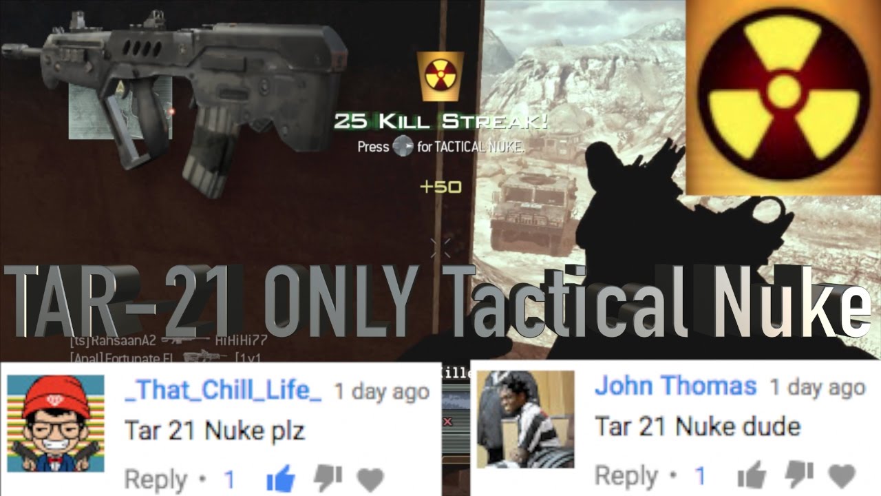 MW2- TAR-21 Only Fast Nuke (Challenge) - YouTube