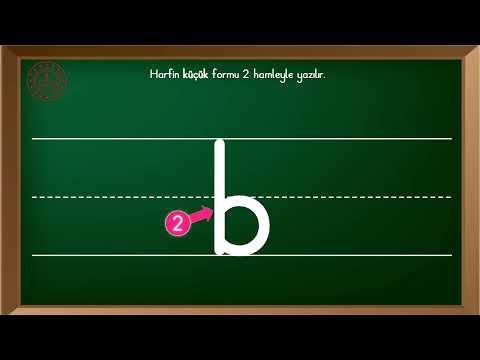 Küçük b Harfi Yazılış Videosu
